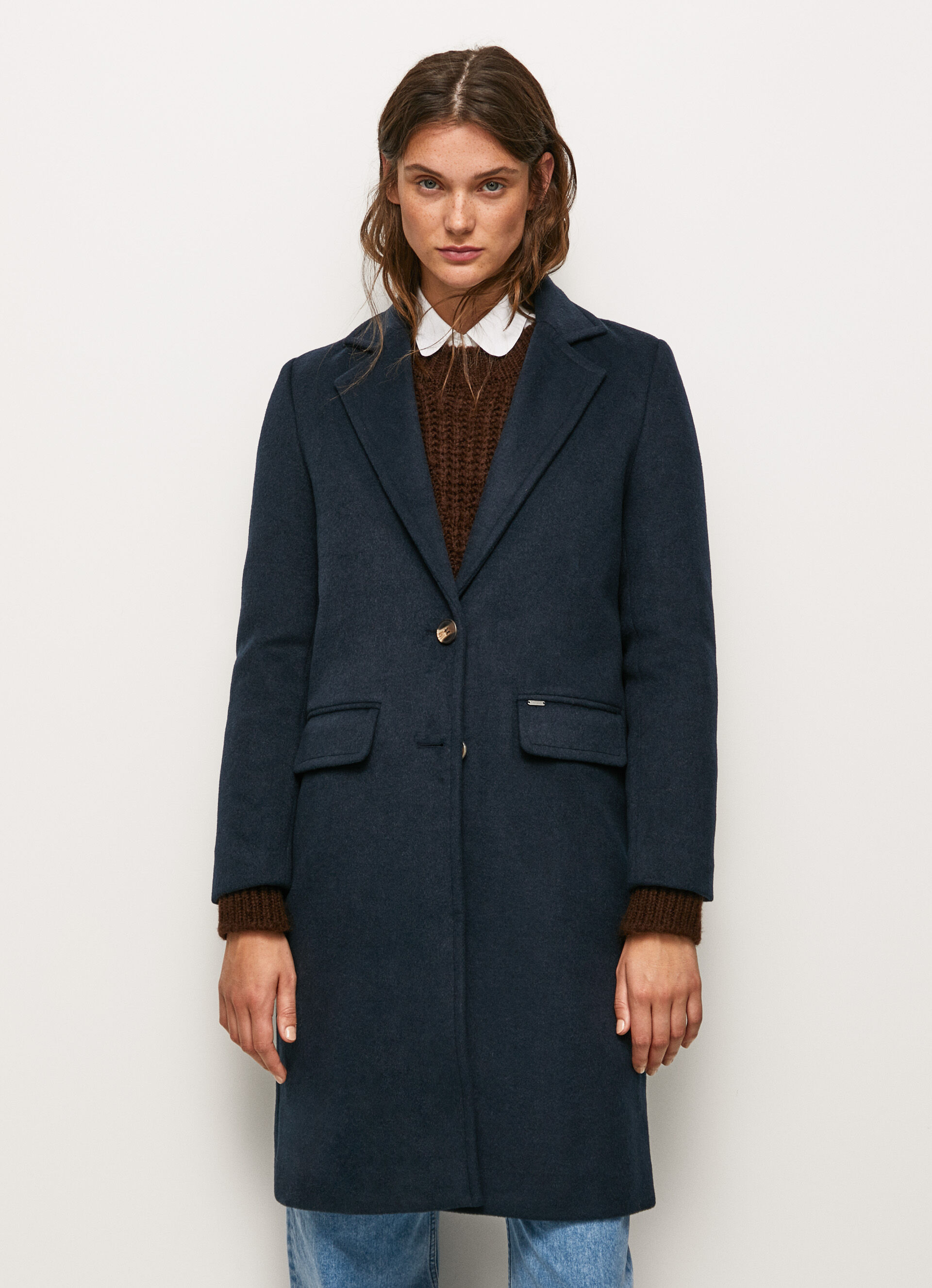 ABRIGO FORMAL EN MEZCLA DE LANA MUJER PEPE JEANS VICTORIA